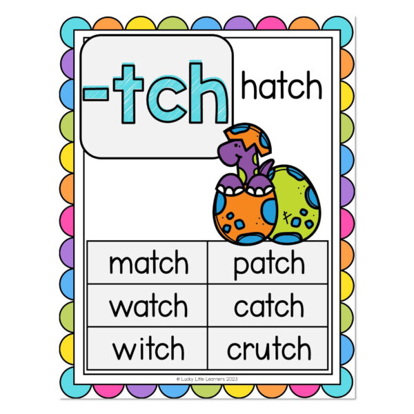 Phonics Posters -TCH - Lucky Little Learners