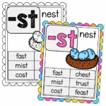 Phonics Posters - Blends, Endings, Digraphs Posters - st - Lucky Little ...
