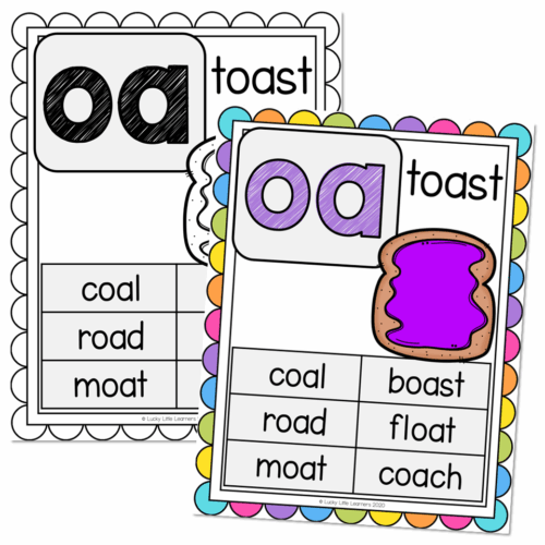 Phonics Posters - Long Vowels, Diphthongs, R-Controlled Posters - oa ...