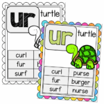 Phonics Posters - Long Vowels, Diphthongs, R-Controlled Posters - ur ...