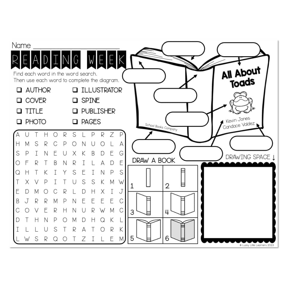Read Across America placemat - Lucky Little Learners