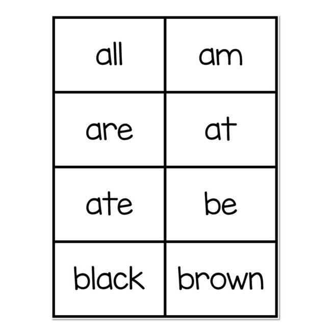 Sight Word Oops Game - Word List 2 - Lucky Little Learners