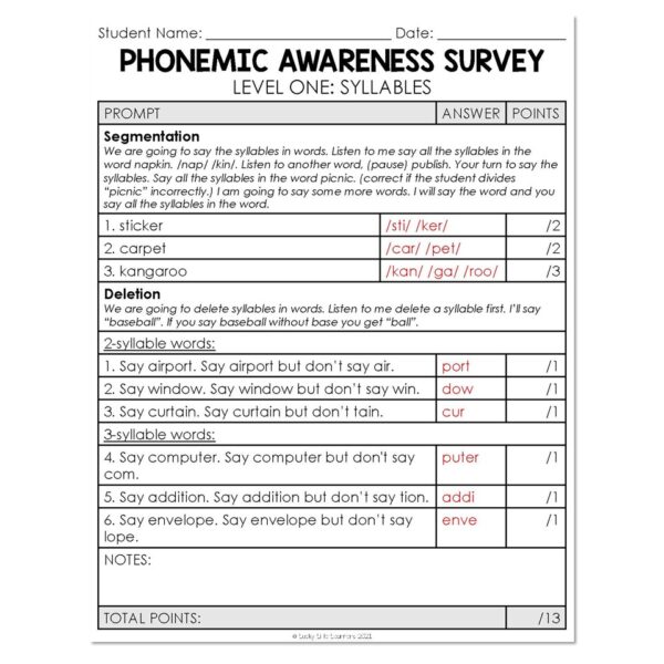 Small Group and Intervention Literacy Kit - Assessment and Data ...