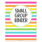 Small Group and Intervention Literacy Kit - Organizational and Planning ...