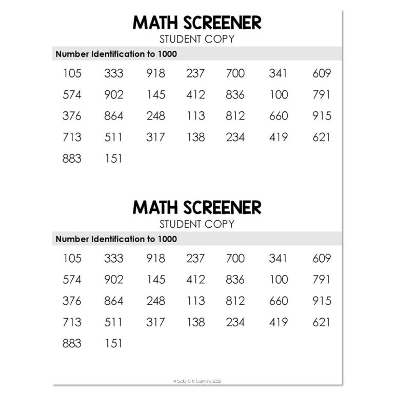 Small Group and Intervention Math Kit - Assessment and Data - Math ...