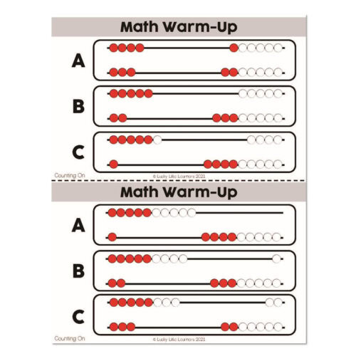 Small Group and Intervention Math Kit - Lesson Planning - Mental Math ...