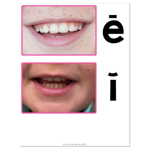 Sound Wall with Real Mouths - Phonics - Real Mouths Only - Lucky Little ...