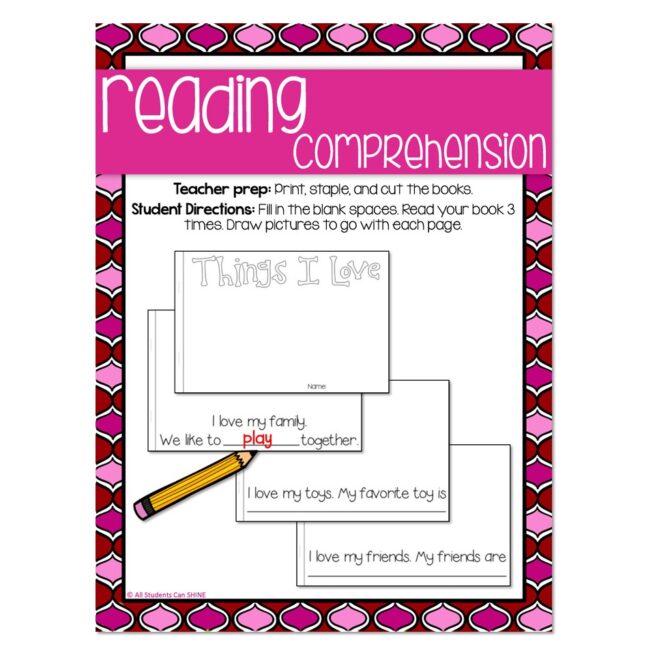 Valentine's Day Centers - Literacy - Reading Comprehension Things I ...