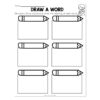 Vocabulary Activities - Draw a Word - Lucky Little Learners