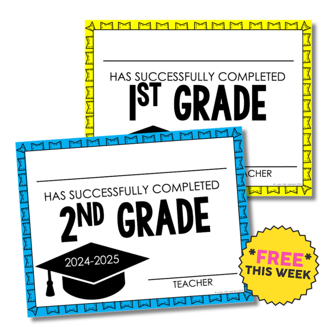 2nd Grade Spiral Math - A Year At A Glance - Lucky Little Learners