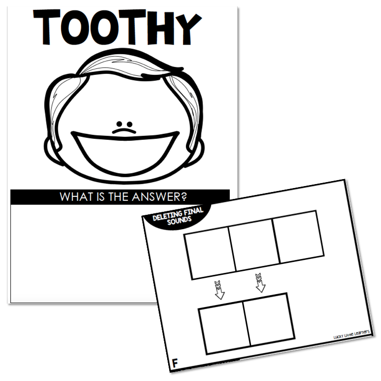 Toothy - Phonological Awareness - 1st & 2nd Grade - Advanced - Deleting ...