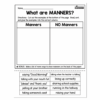 1st and 2nd Grade - Social Emotional Learning - Manners Unit - Sort ...
