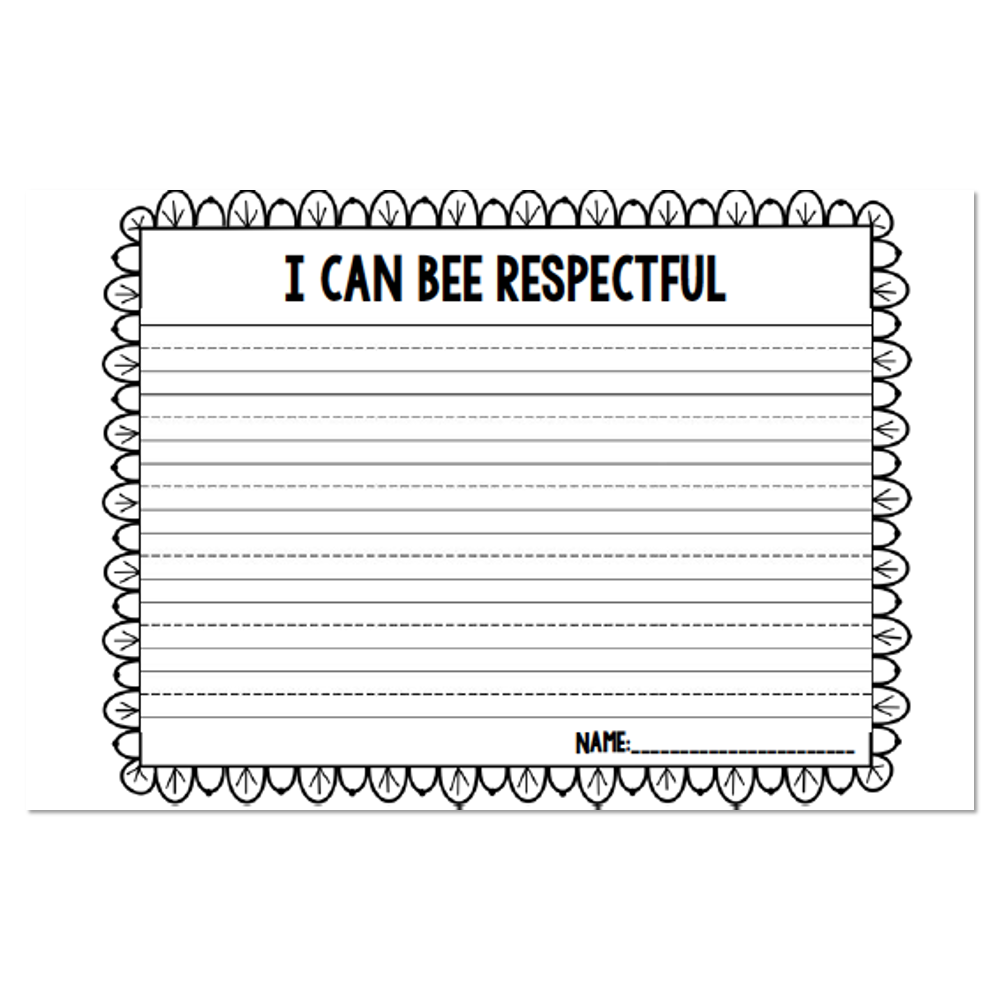 1st and 2nd Grade - Social Emotional Learning - Respect Unit - Bee ...