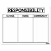 1st and 2nd Grade - Social Emotional Learning - Responsibility Unit ...