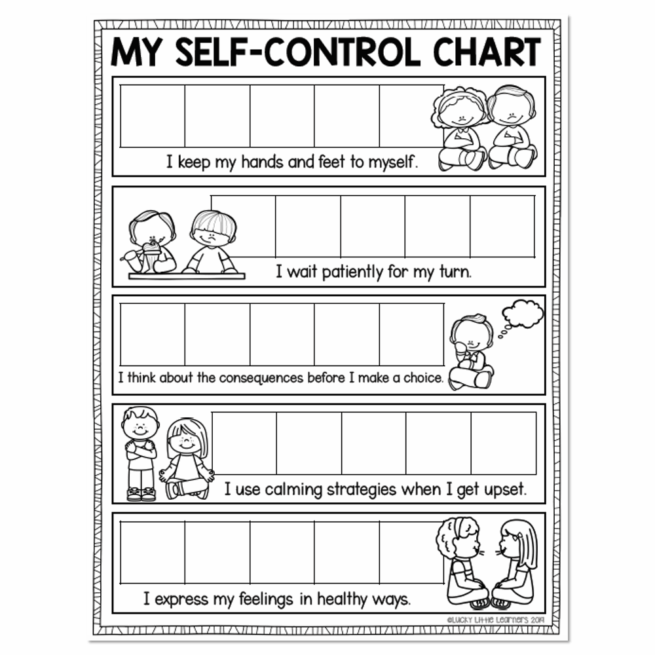 1st and 2nd Grade - Social Emotional Learning - Self-Control Unit ...