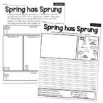 2nd Grade April Writing Pages - Informational - Spring Has Sprung ...