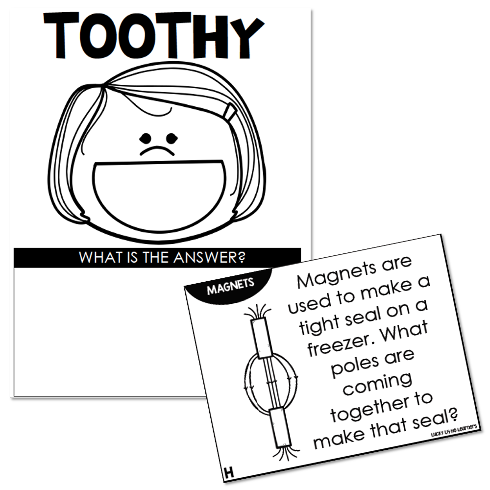 Toothy - Science - 2nd Grade - Magnets - Lucky Little Learners