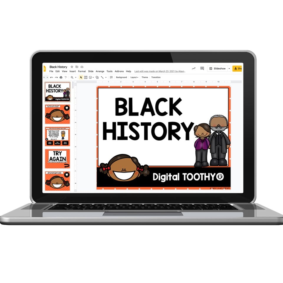 Digital Toothy - Social Studies -2nd Grade - Black History - Lucky ...
