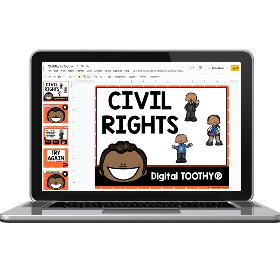 Digital Toothy - Social Studies -2nd Grade - Civil Rights - Lucky ...