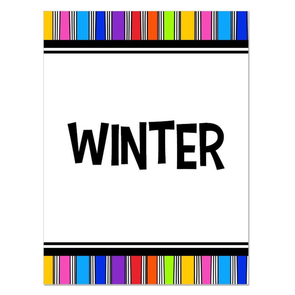 Classroom Organization Labels - Binder Covers - Seasons - Lucky Little ...