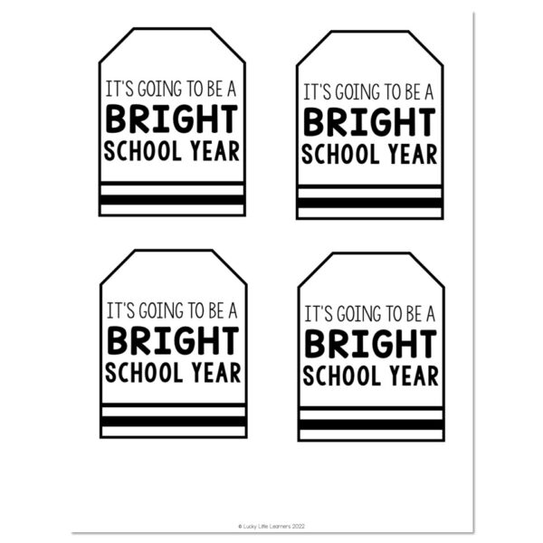 Classroom Setup - Gift Tags - Beginning of Year Student Gifts - It's ...