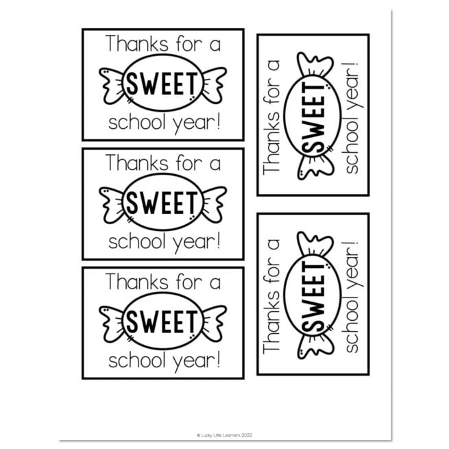 Classroom Setup - Gift Tags - Teacher Appreciation Gift Tags - Thanks ...