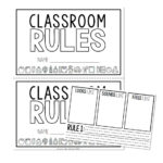 Classroom Setup - Visuals - Class Rules Booklet - Lucky Little Learners