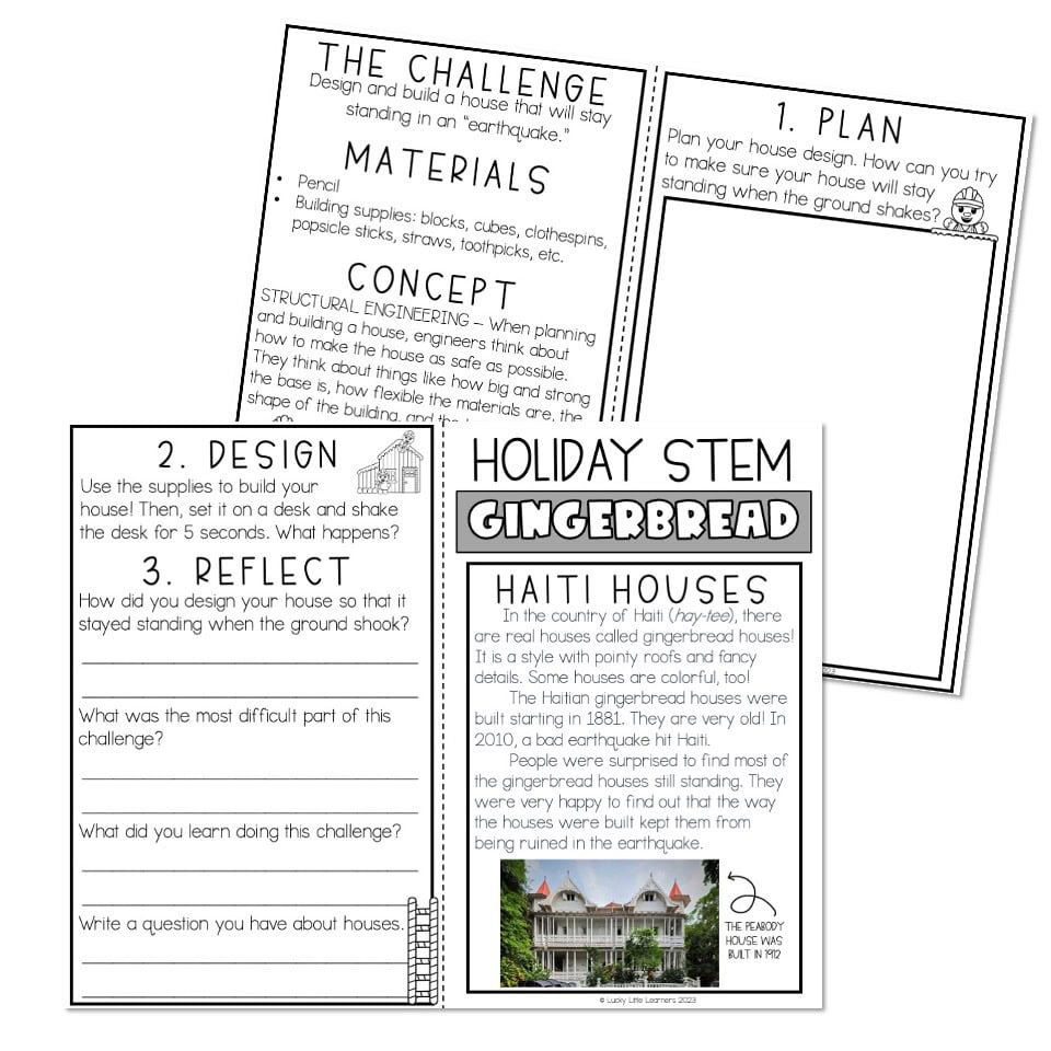 Classroom Transformation - Gingerbread Day - Holiday STEM - Gingerbread ...
