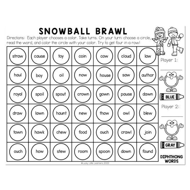 Classroom Transformation - Snow Globe - Snowball Brawl Phonics Game ...