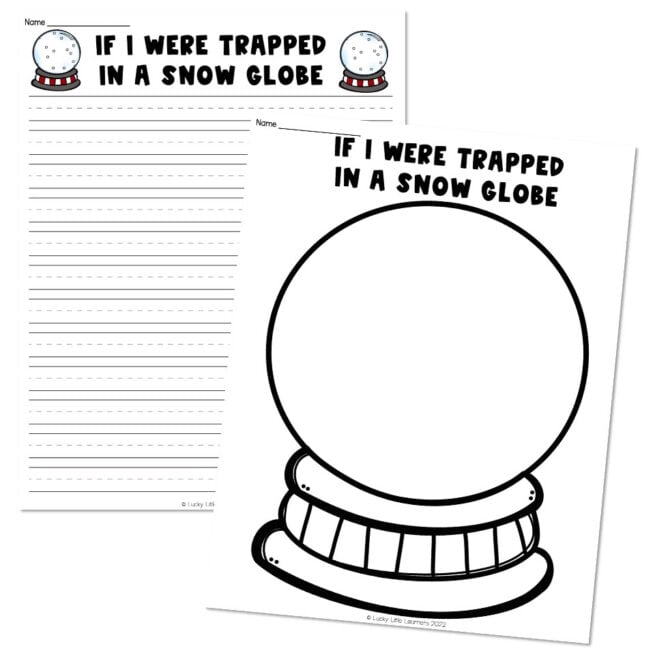 Classroom Transformation - Snow Globe - Stuck in a Snow Globe Writing ...