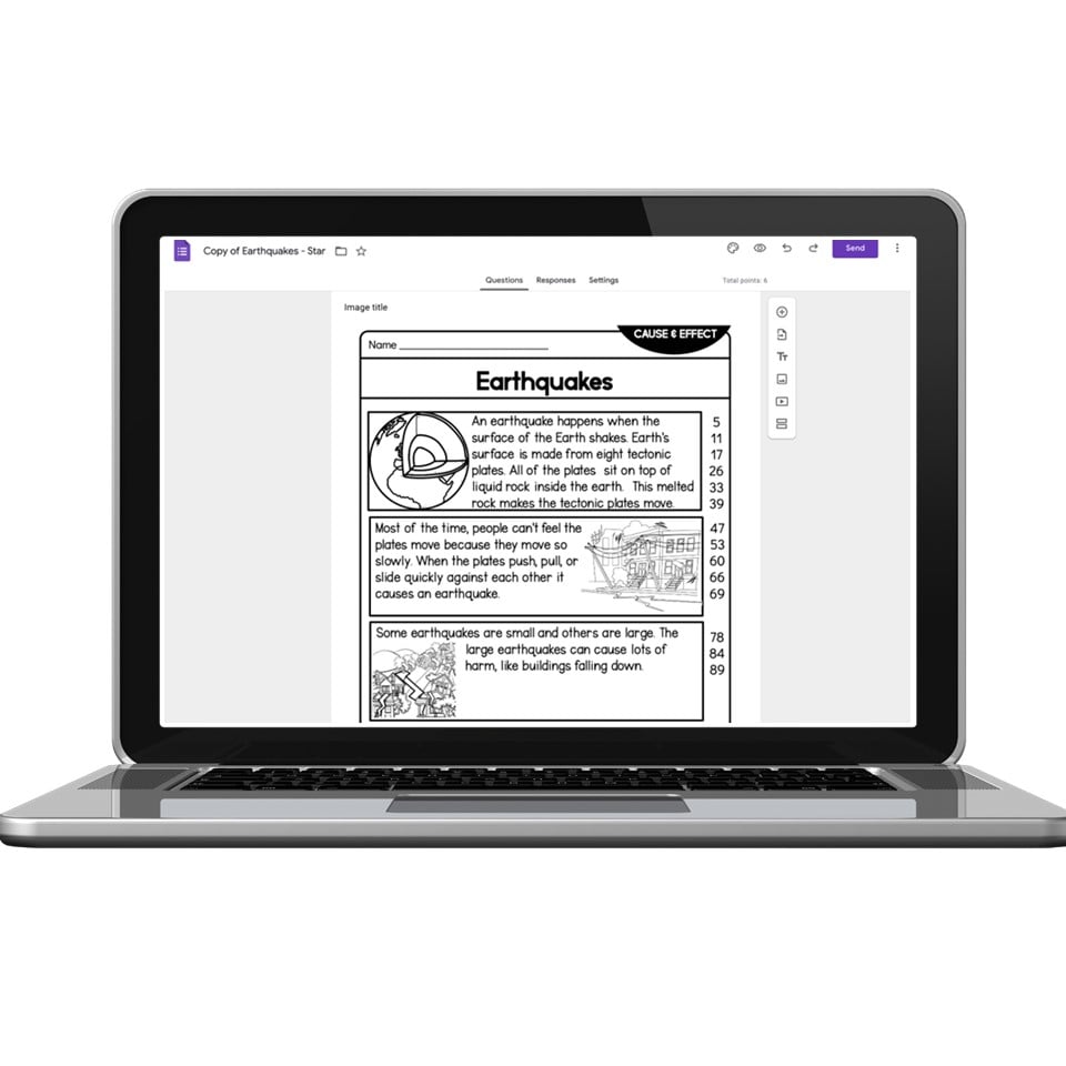 Digital 2nd Grade Reading Passages - Nonfiction Cause and Effect ...