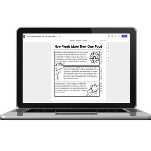 Digital 2nd Grade Reading Passage - Sequencing and Steps - How Plants ...