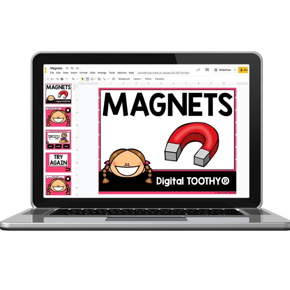 Digital Toothy - Science - 2nd Grade - Magnets - Lucky Little Learners