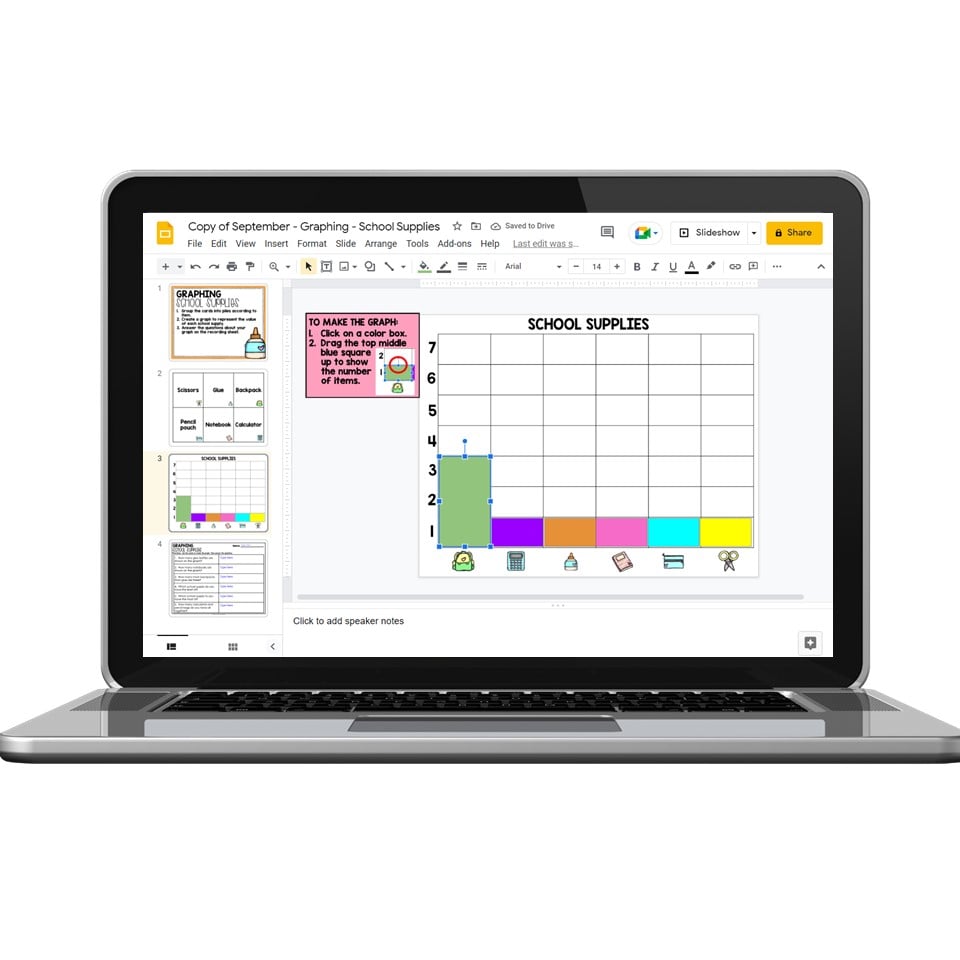 Digital - 2nd Grade September Math Center - Graphing - Lucky Little ...
