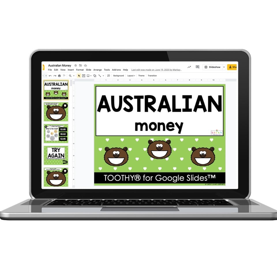 Digital Toothy - Math - 3rd Grade - Australian Money - Lucky Little ...