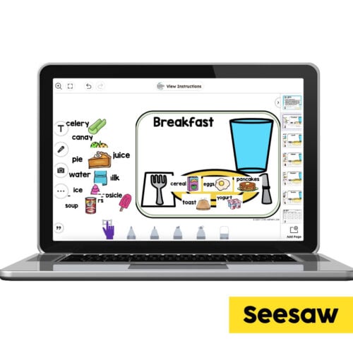 Digital Seesaw - 2nd Grade Grammar Center - ABC Order - Lucky Little ...