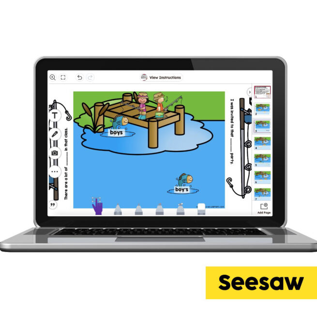 Digital Seesaw - 2nd Grade Grammar Center - Possessive Nouns - Lucky ...