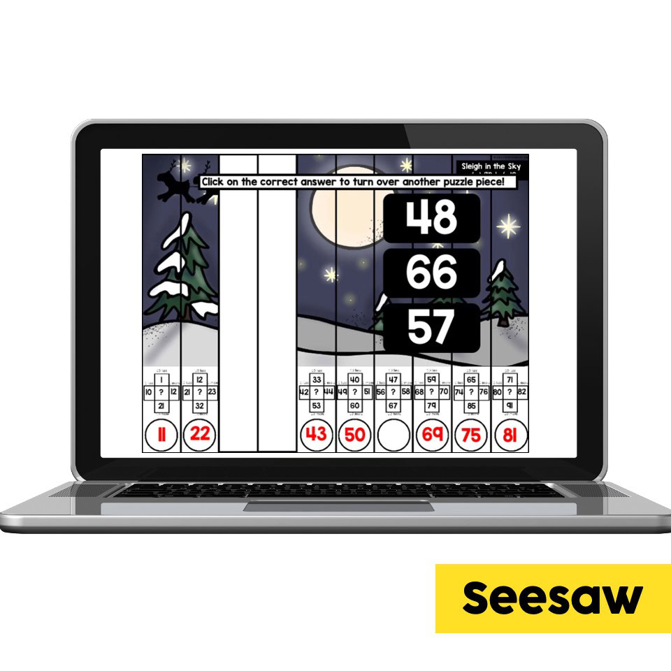 Digital Seesaw December Math Puzzle – Plus and Minus 1 and Plus and ...