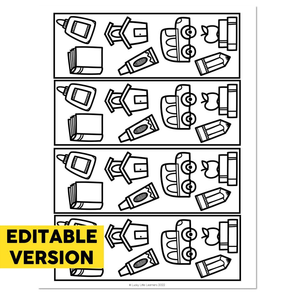 Editable - Classroom Setup - Gift Tags - Beginning of Year Student ...