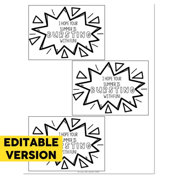 Editable - Classroom Setup - Gift Tags - End of Year Student Gifts - I ...