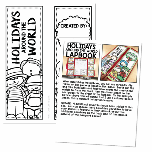 Holidays Around the World - Christmas Around the World Lapbook - Lucky ...