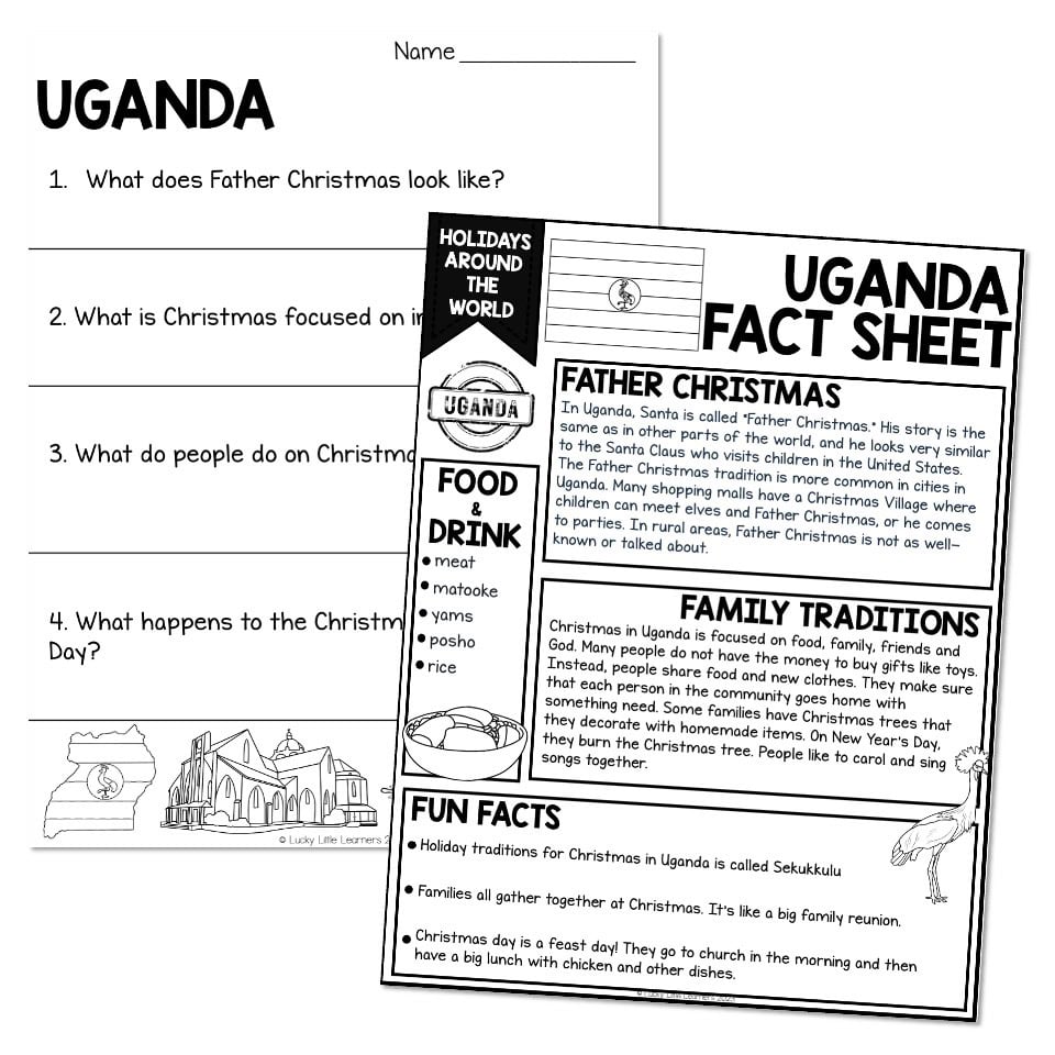 Holidays Around the World - Reading Passage - Uganda - Lucky Little ...