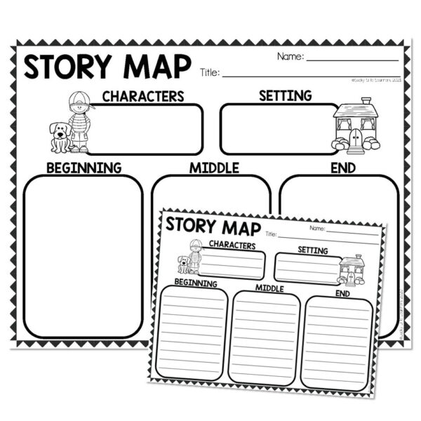 Lucky Little Toolkit - Literacy - Reading Graphic Organizers - Story ...