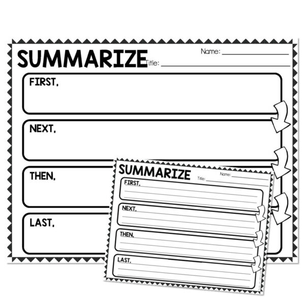 Lucky Little Toolkit - Literacy - Reading Graphic Organizers ...