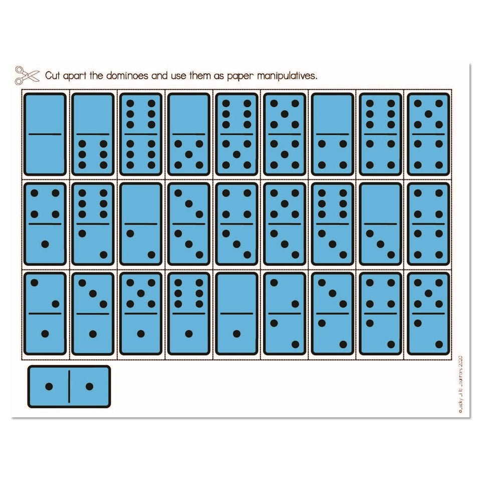Lucky Little Toolkit - Math Resources - Dominoes - Lucky Little Learners