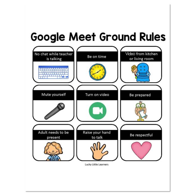 Lucky Little Toolkit - Other Resources - Google Meet Ground Rules ...