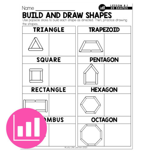 Lucky to Learn Math - 2D Shapes - Lesson 8.1 - Differentiation - Build ...