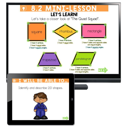 Lucky to Learn Math - 2D Shapes - Lesson 8.2 - Teaching Slides - Lucky ...
