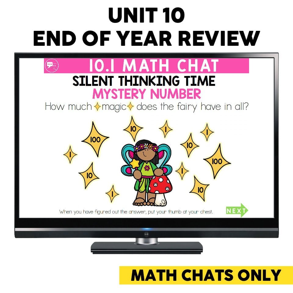 Lucky to Learn Math 2nd Grade - Unit 10 Math Chats - Lucky Little Learners