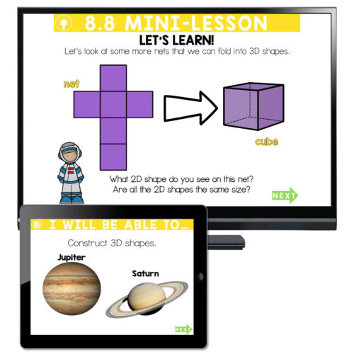 Lucky to Learn Math - 3D Shapes - Lesson 8.8 - Teaching Slides - Lucky ...